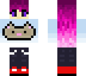 Cat Anime Girl Sus Minecraft Skins
