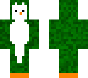 Green Derpy Penguin, Derpy Penguins Set | Minecraft Skin