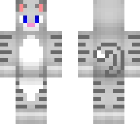 Grey Cat | Minecraft Skin