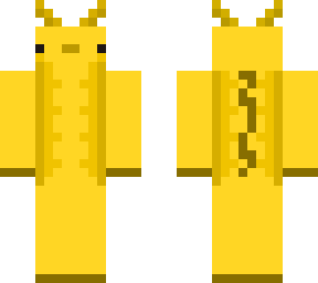 yellow axolotl | Minecraft Skins