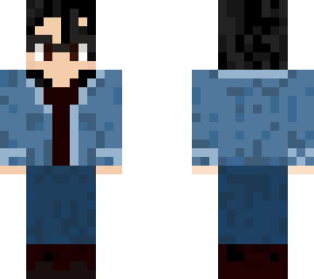 dark eyes long hair | Minecraft Skin