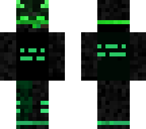 Glow demons green skin | Minecraft Skin