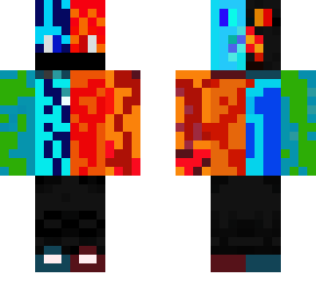 lava and water | Minecraft Skin