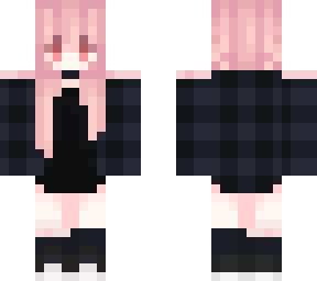 pink hair smth girl for my friend | Minecraft Skin