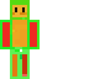 sandia y naranja | Minecraft Skin