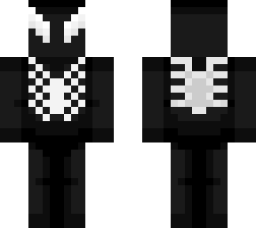 symbiote spiderman | Minecraft Skins
