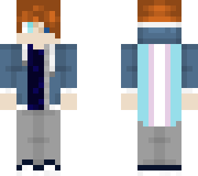 trans flag | Minecraft Skins