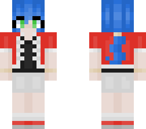human sonic girl | Minecraft Skins