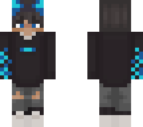 Blue Demon Minecraft Skins
