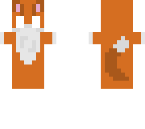 Derpy Surprised Fox | Minecraft Skin