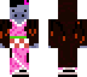 Nezuko Manatee (Updated Version) | Minecraft Skin