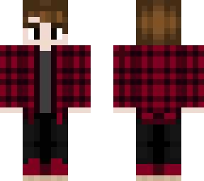 Red Flannel Minecraft Skins