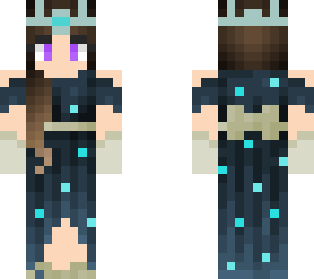 Sculk Dress | Minecraft Skin