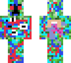 Creeper Mega Mega Mega Electro Minecraft Skins