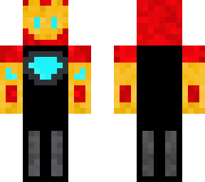 half robot | Minecraft Skins