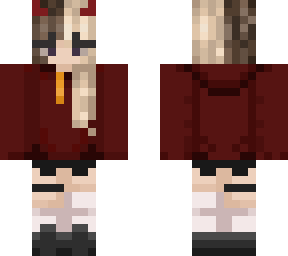 las nevadas split hair | Minecraft Skin