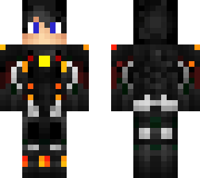 Magma cyber boy | Minecraft Skin