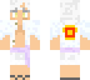 Gear 5 Luffy Minecraft Skins