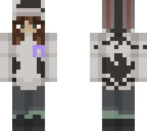 rabbit hoodie elise | Minecraft Skin