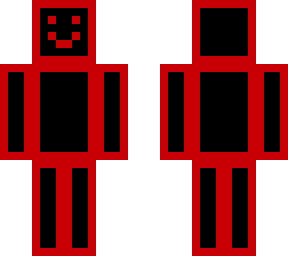 Red Stickman Skin | Minecraft Skin