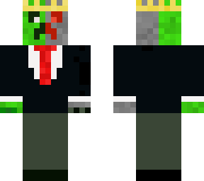 creeper with a crown | Minecraft Skins