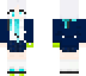 Sunaookami Shiroko re-do | Minecraft Skin
