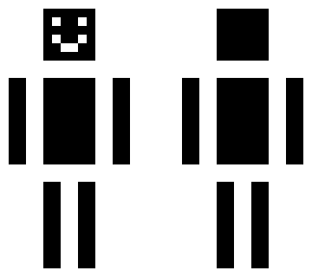 white Stickman Skin | Minecraft Skin