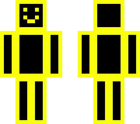 Yellow Stickman Skin | Minecraft Skin