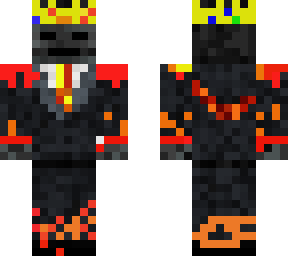 Fire Wither Skeleton king | Minecraft Skin