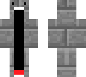 SCREAMING STONE MAN | Minecraft Skin