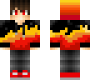 Fire Gamer Minecraft Skins