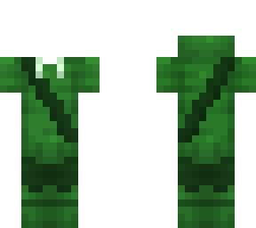 Green Suit layout | Minecraft Skin