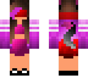Melissa Aphmau edit with mask | Minecraft Skin