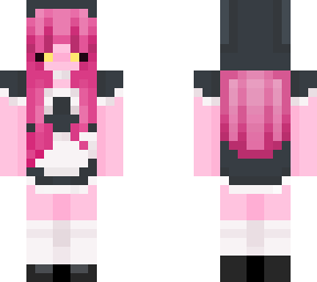 pink maid | Minecraft Skins
