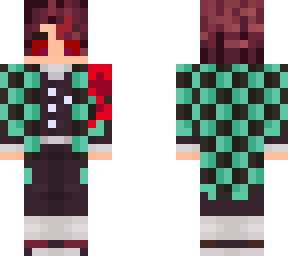 tanjiro blood | Minecraft Skins