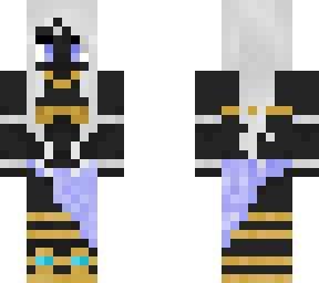 Drow Sword Dancer w/ Sarong Skirt | Minecraft Skin