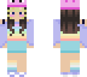 Pride axolotl | Minecraft Skin