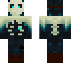 Skulk skeleton | Minecraft Skin