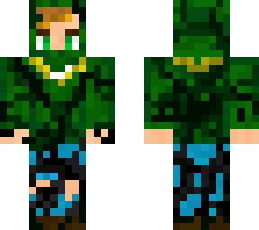Venom infested green guy | Minecraft Skin