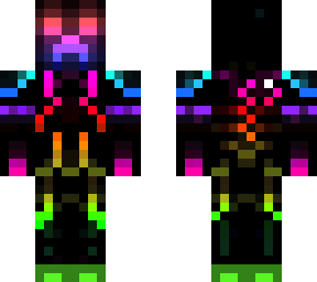 Creeper Neon God | Minecraft Skin