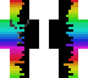 rainbow creeper | Minecraft Skins