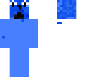 Screaming Blue Thing | Minecraft Skin