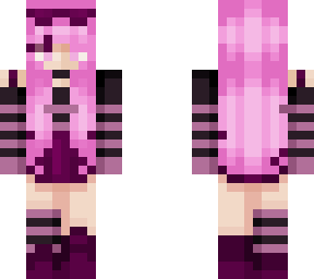 Neon Girl Minecraft Skins