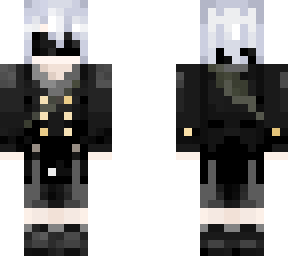 9S Nier | Minecraft Skin