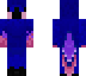 Blue/Pink Parrot | Minecraft Skin