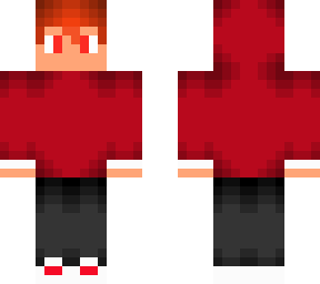 red hoodie | Minecraft Skins