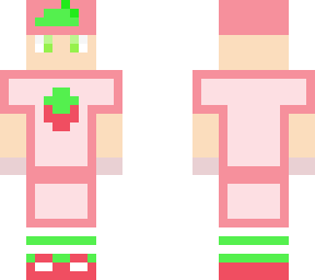 Strawberry Shortcake Minecraft Skins