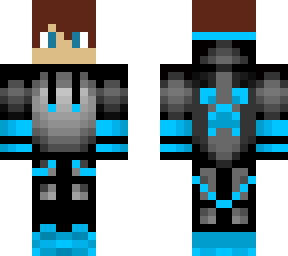 Cool Blue Guy | Minecraft Skin