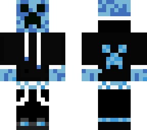 Crepper azul gamer | Minecraft Skin