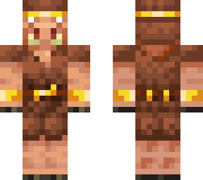 Piglin with hat | Minecraft Skin